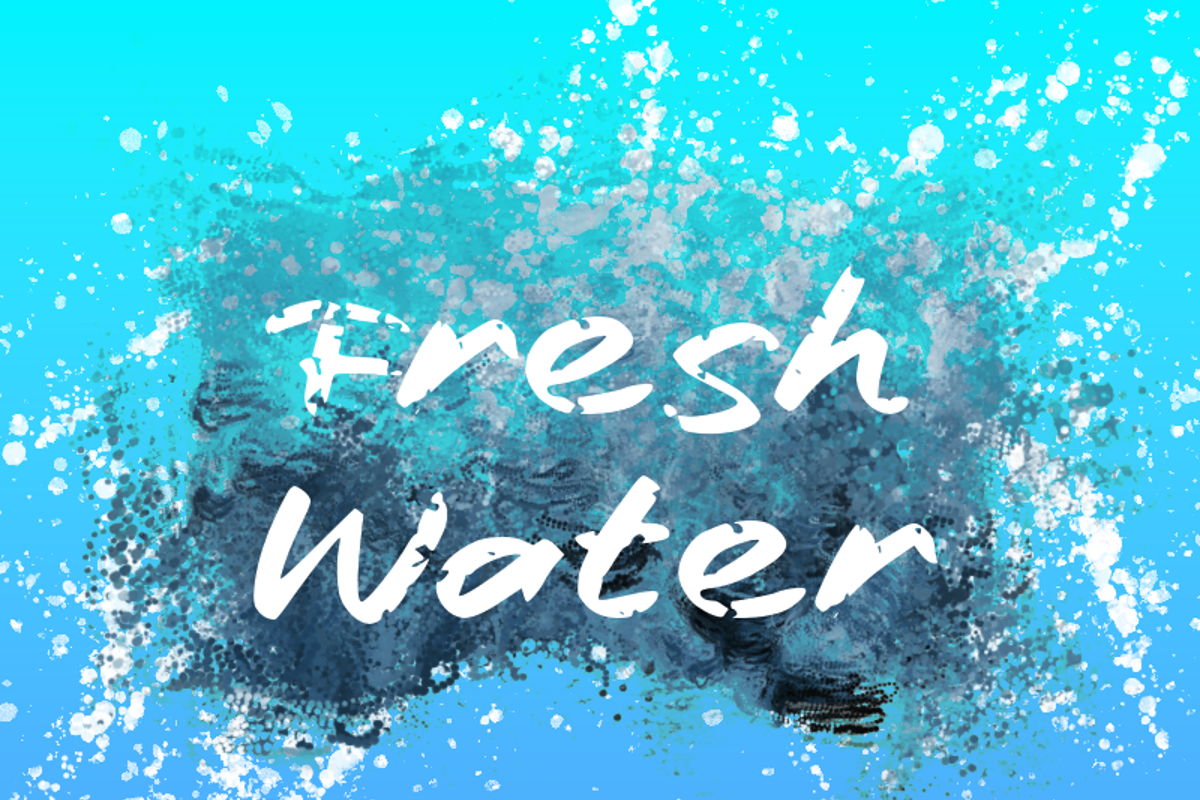F Fresh Water Font | wepfont | FontSpace