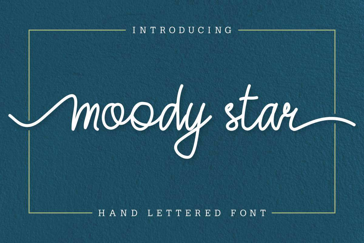 Moody Star Font | Edric Studio | FontSpace