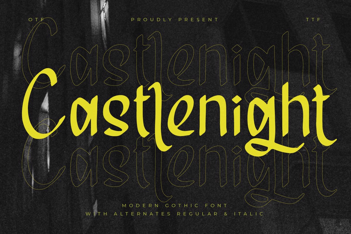 Castlenight Font | Integritype Studio | FontSpace