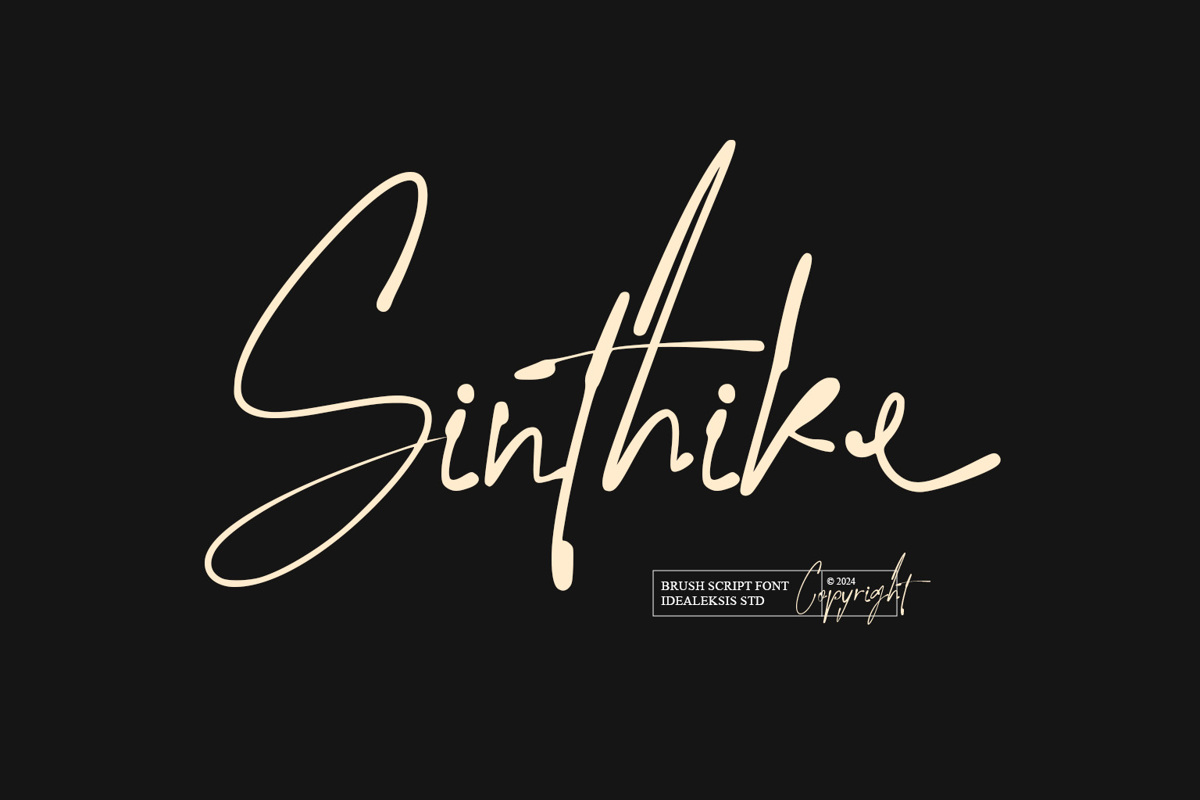 Sinthike Font - Free Download