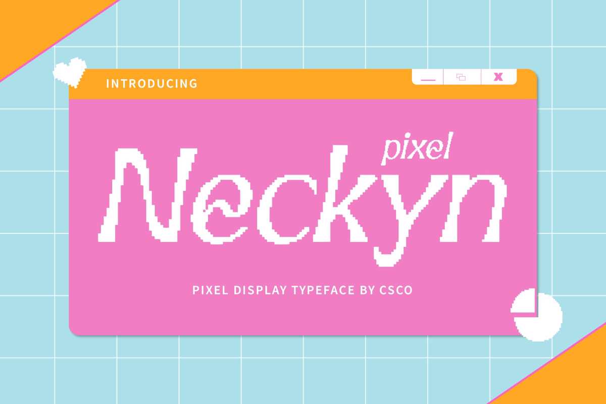 Neckyn Pixel Font | craftsupplyco | FontSpace