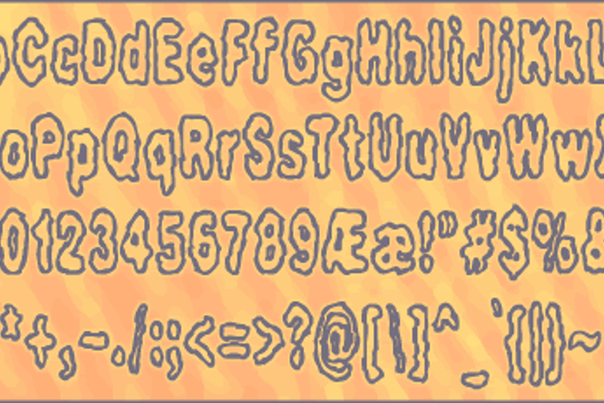 Fidgety BRK Font - Free Download