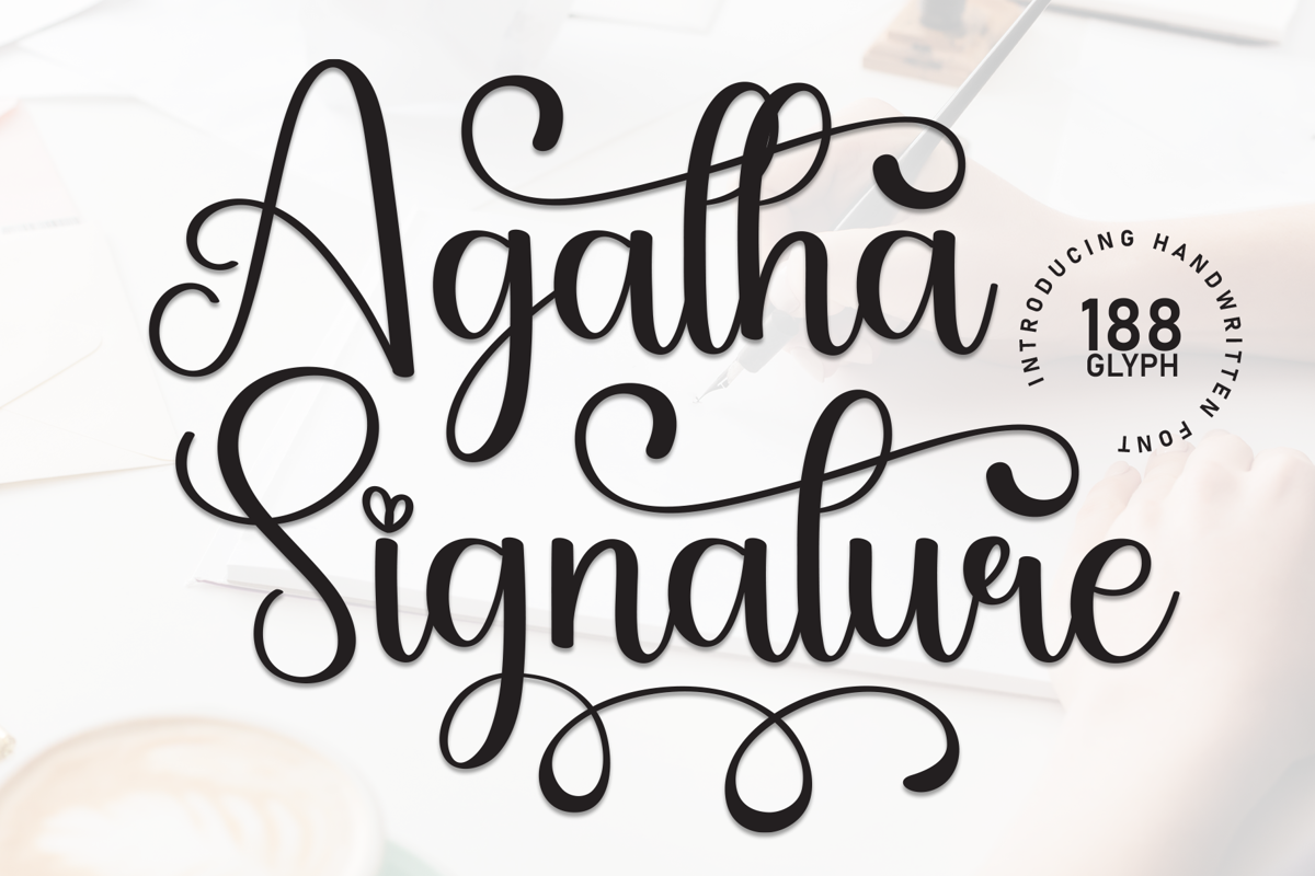 Agatha Signature Font | scratchones_creative | FontSpace