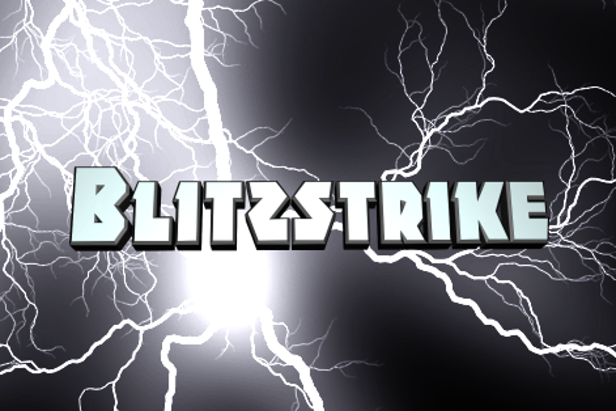 Blitzstrike Font | Iconian Fonts | FontSpace