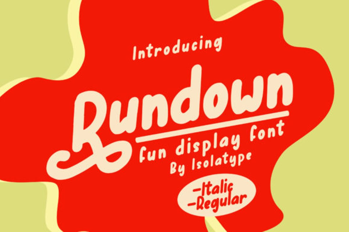 Rundown Font - Free Download