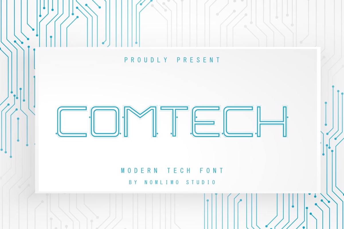 Comtech Font | Nomlimofont | FontSpace