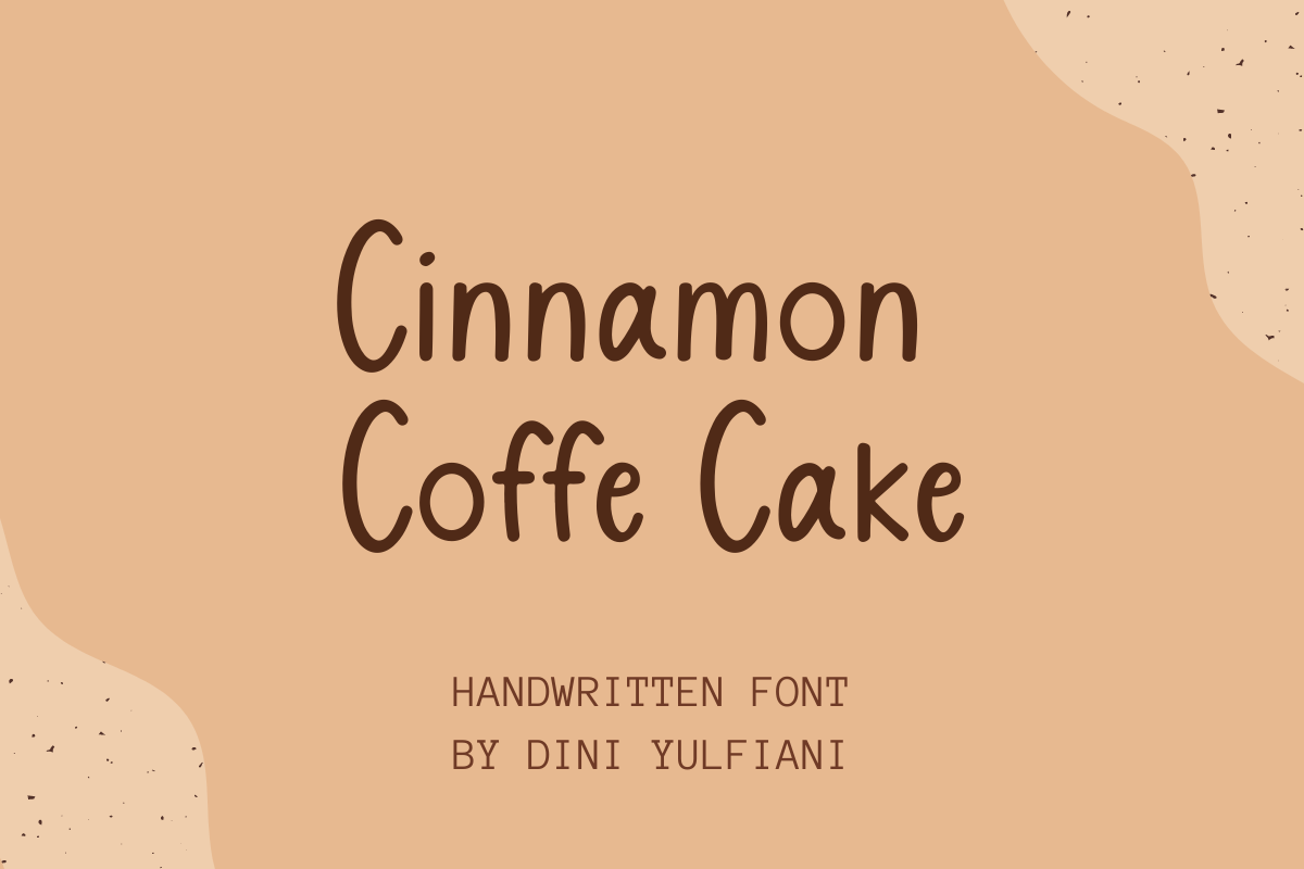 Cinnamon Coffe Cake Font | Fashion Creative | FontSpace