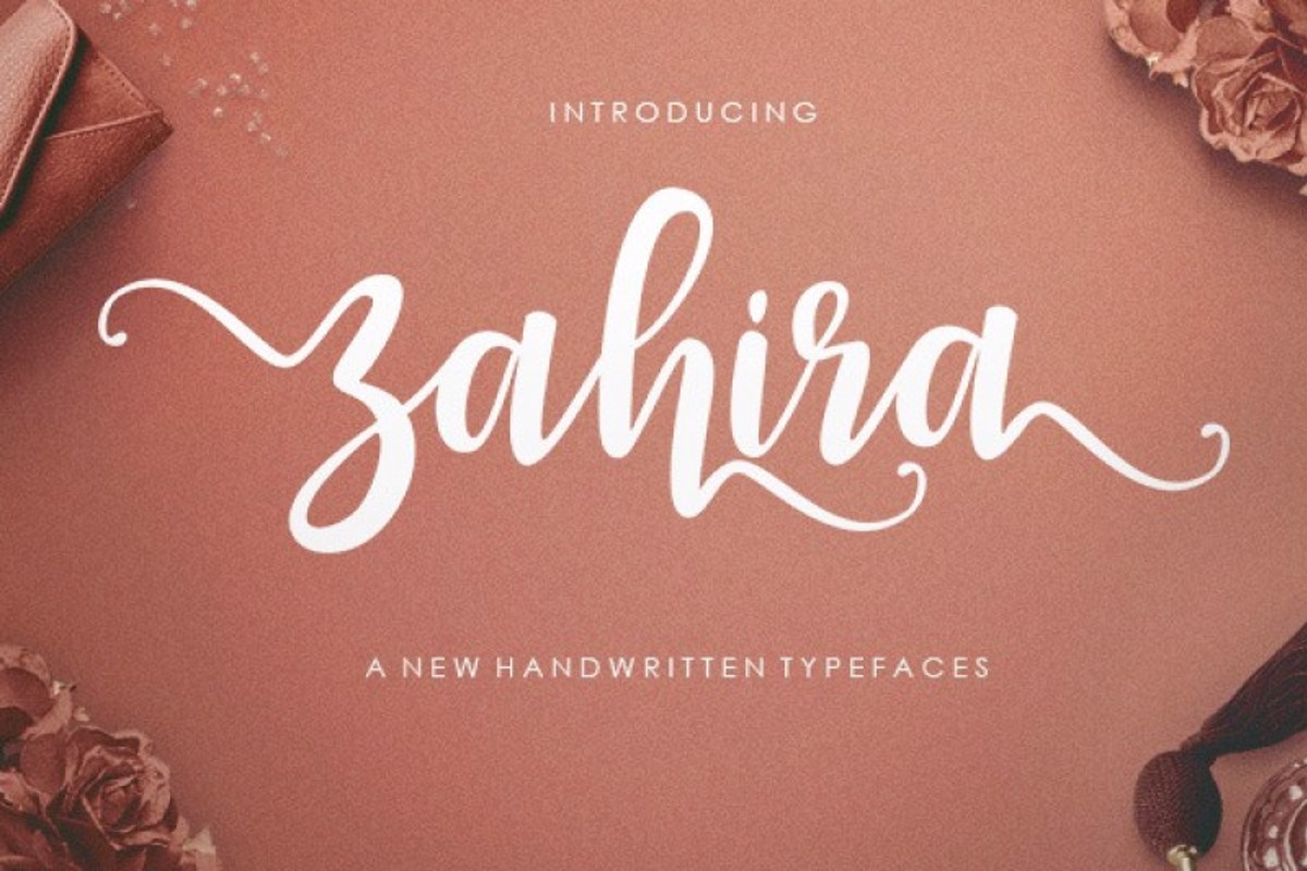 Zahira Script Font | Aqeela Studio | FontSpace