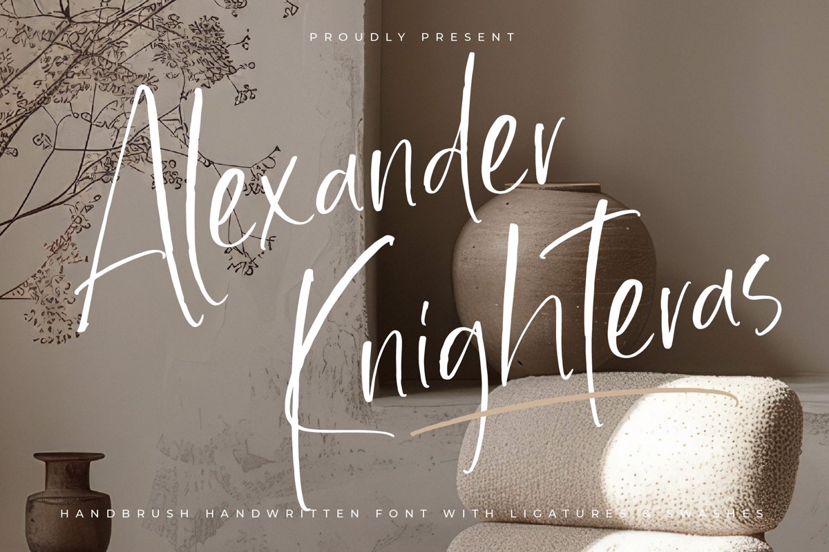 Alexander Knighteras Font | Integritype Studio | FontSpace