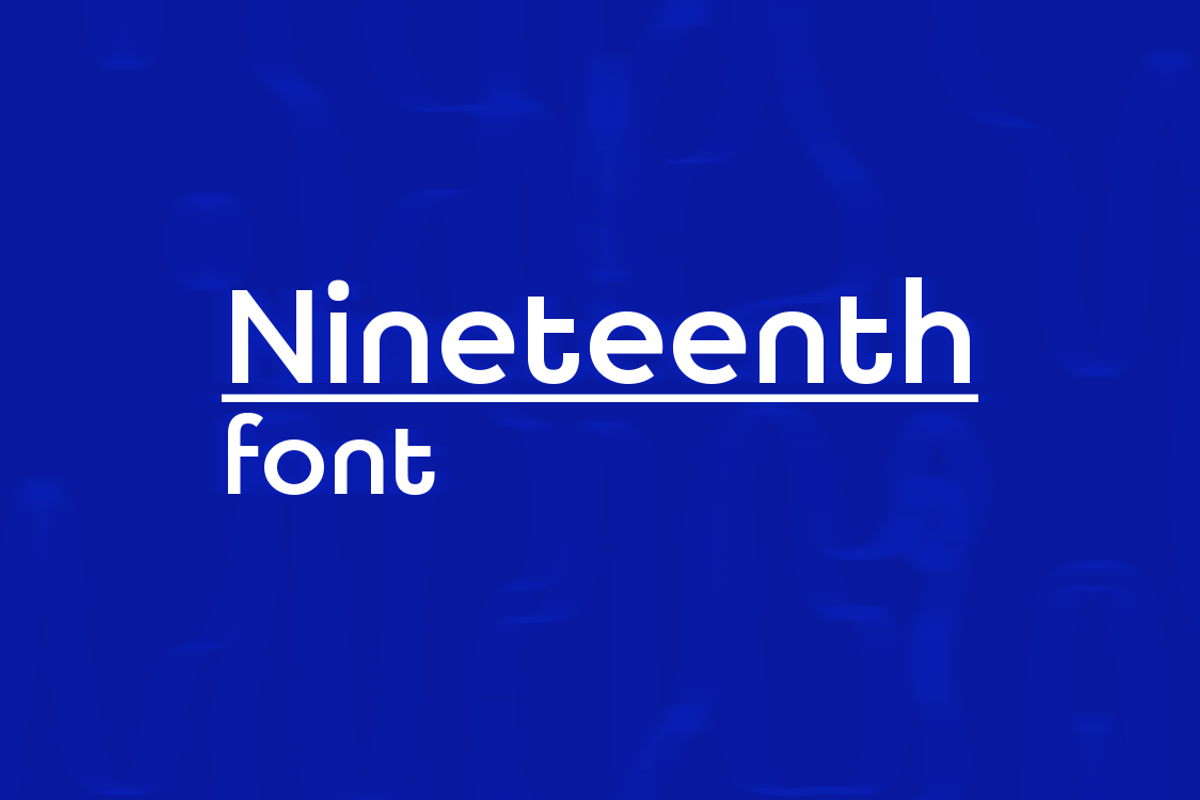 Nineteenth Font - Free Download
