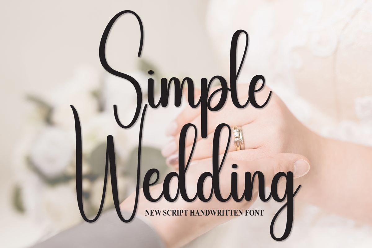 Simple Wedding Font | scratchones_creative | FontSpace