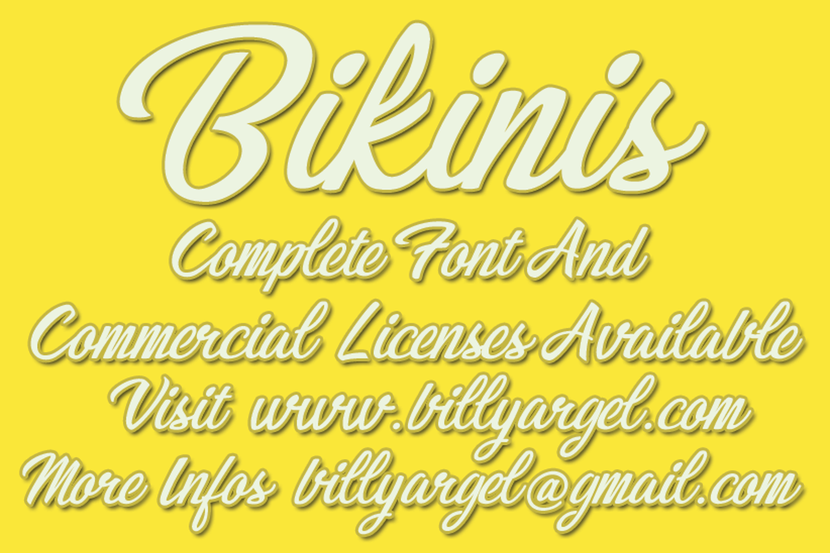 Bikinis Font - Free Download