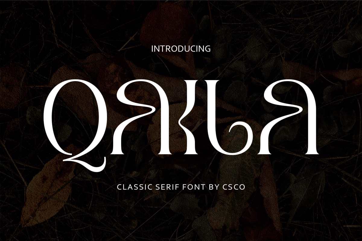 Qaila Font | craftsupplyco | FontSpace