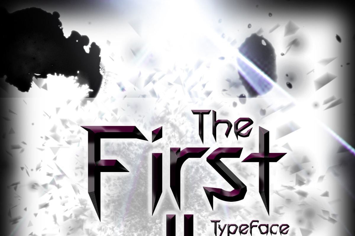 The First II Font | LJ Design Studios | FontSpace
