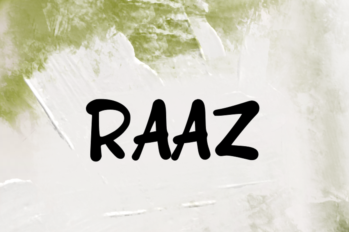 Raaz Font - Free Download