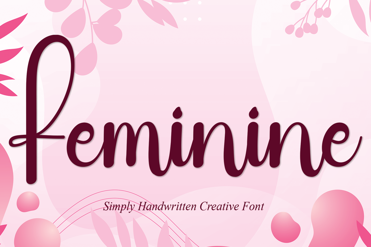Feminine Font - Free Download