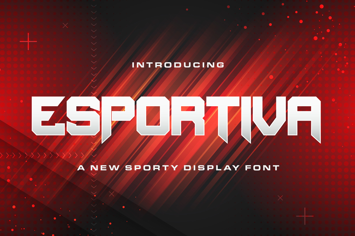 Esportiva Font | StringLabs | FontSpace