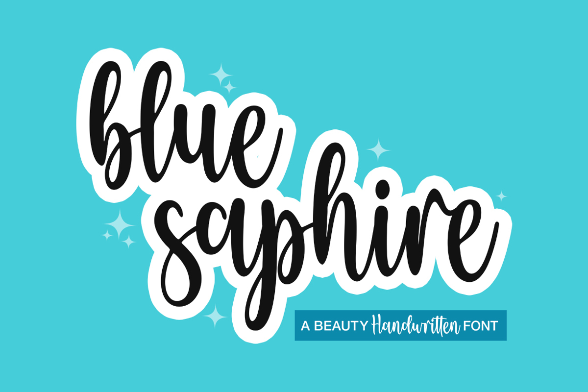 Blue Sapphire Font | Skinny Type | FontSpace