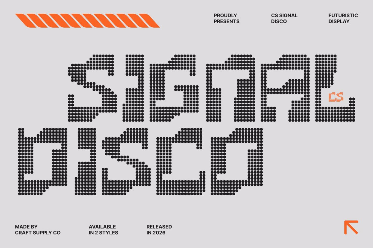 CS Signal Disco Font - Free Download
