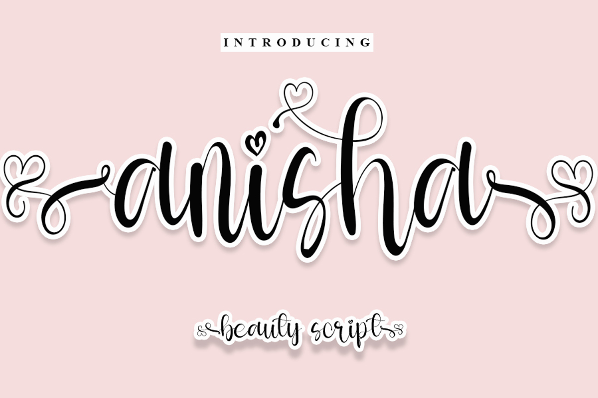 Anisha Font | FreshTypeINK | FontSpace