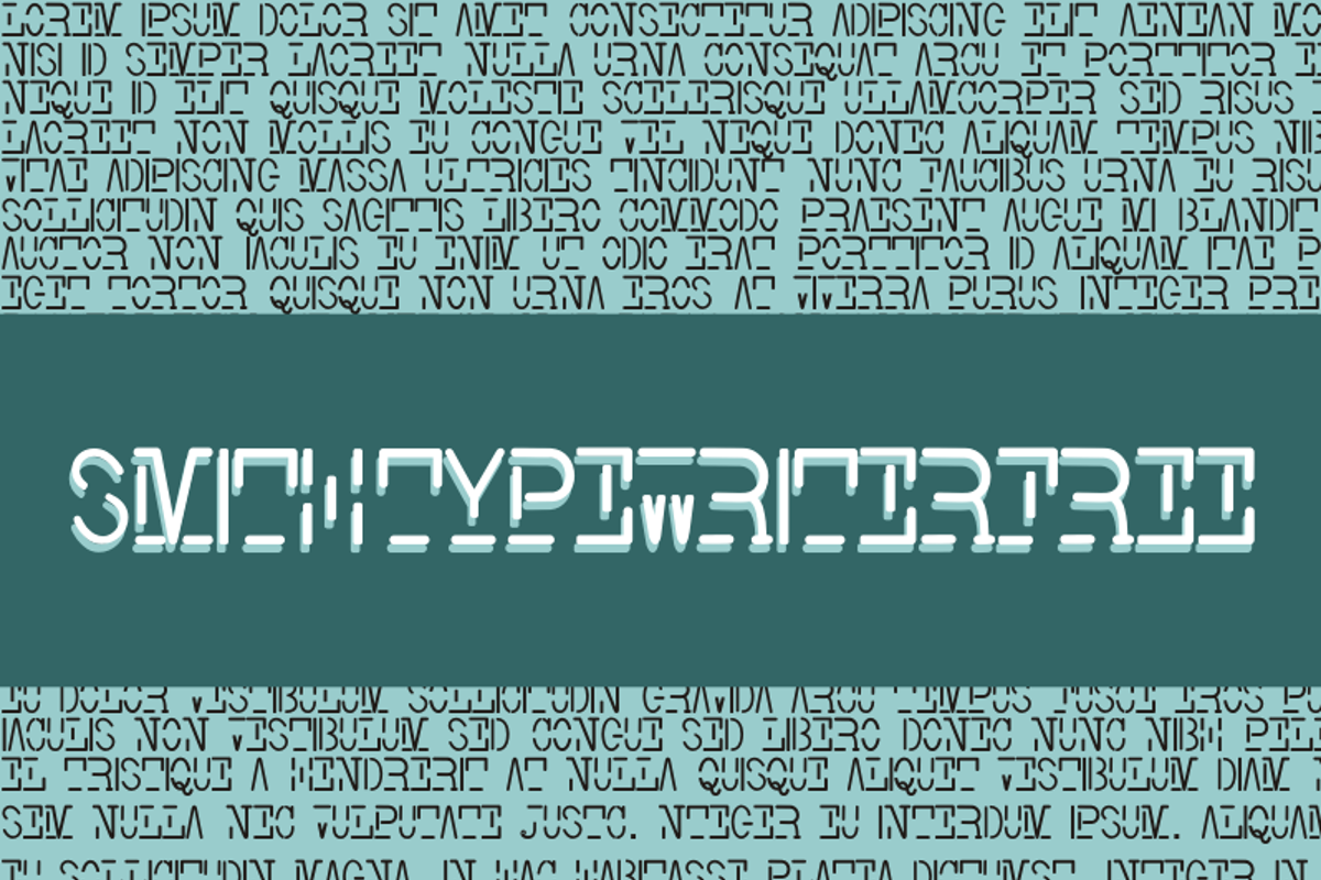 Smith-TypewriterFree Font | Intellecta Design | FontSpace