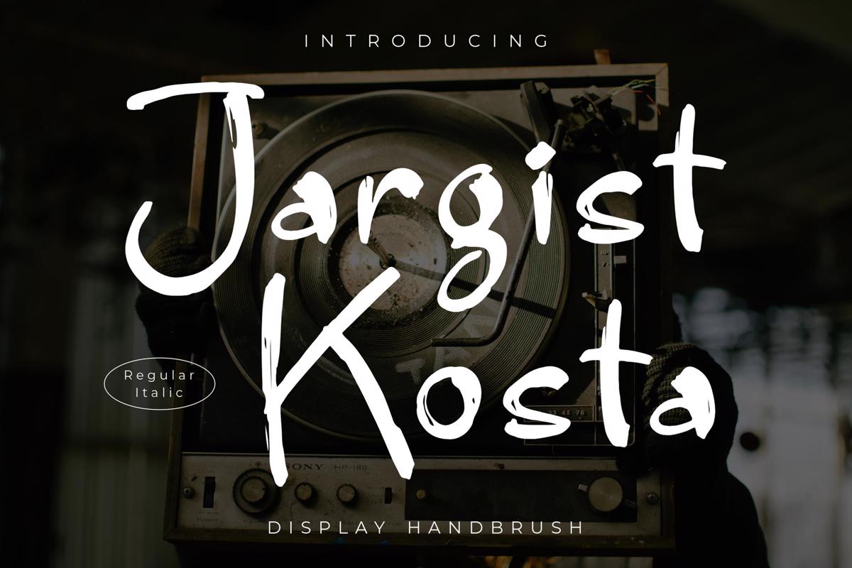 Jargist Kosta Font | Letterena Studios | FontSpace