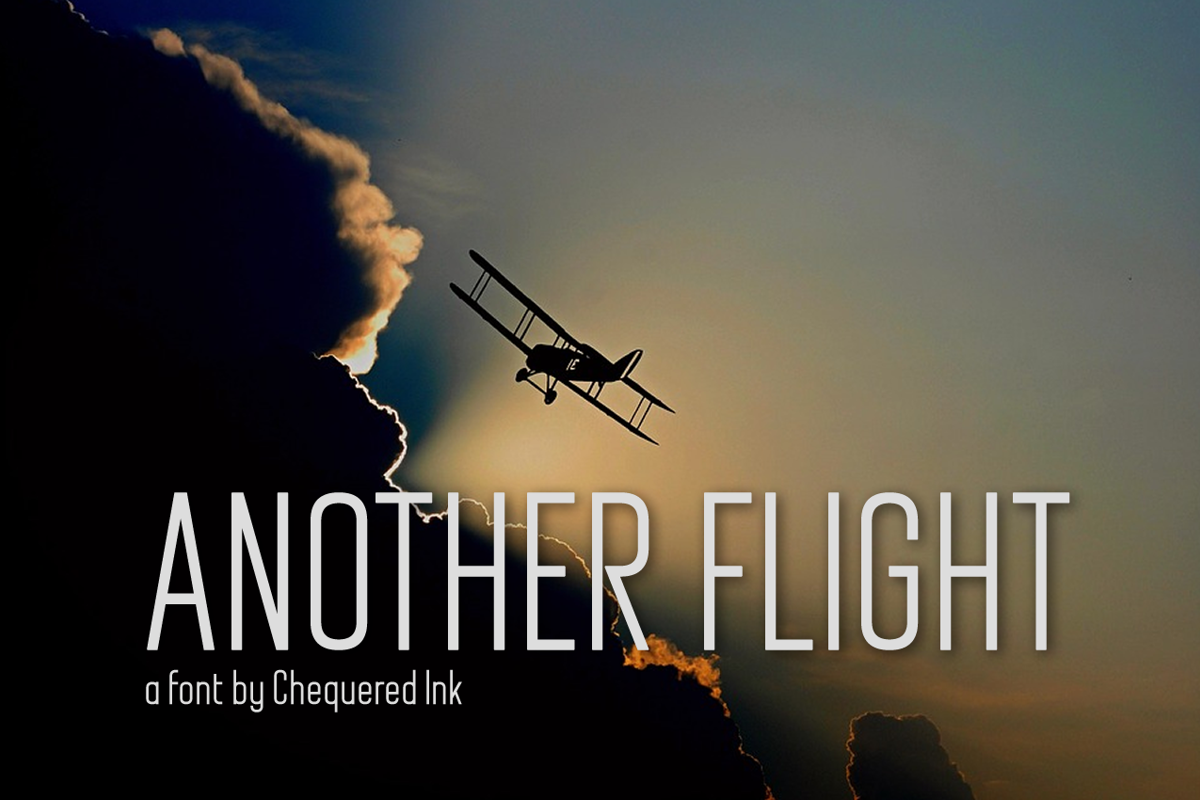 Another Flight Font | Chequered Ink | FontSpace