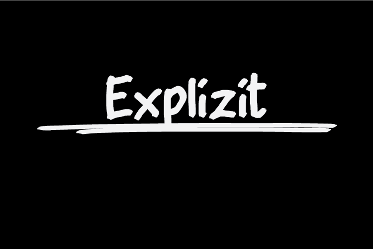 Explizit Font - Free Download