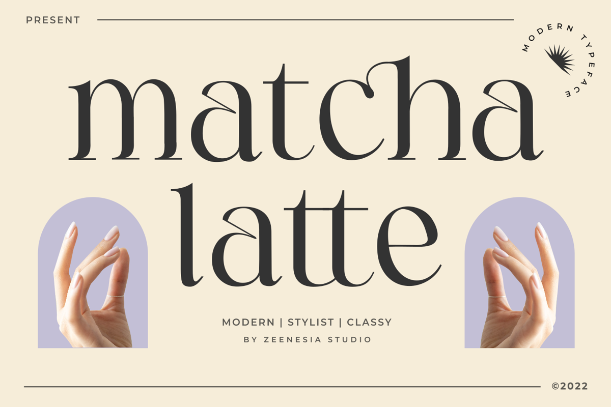 Matcha Latte Only Font | zeenesia studio | FontSpace