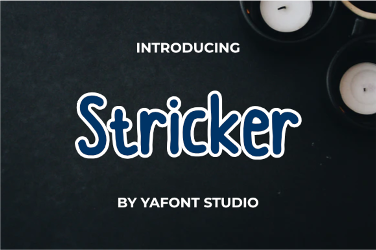 Stricker Font | Letterayu & Masyafi Studio | FontSpace