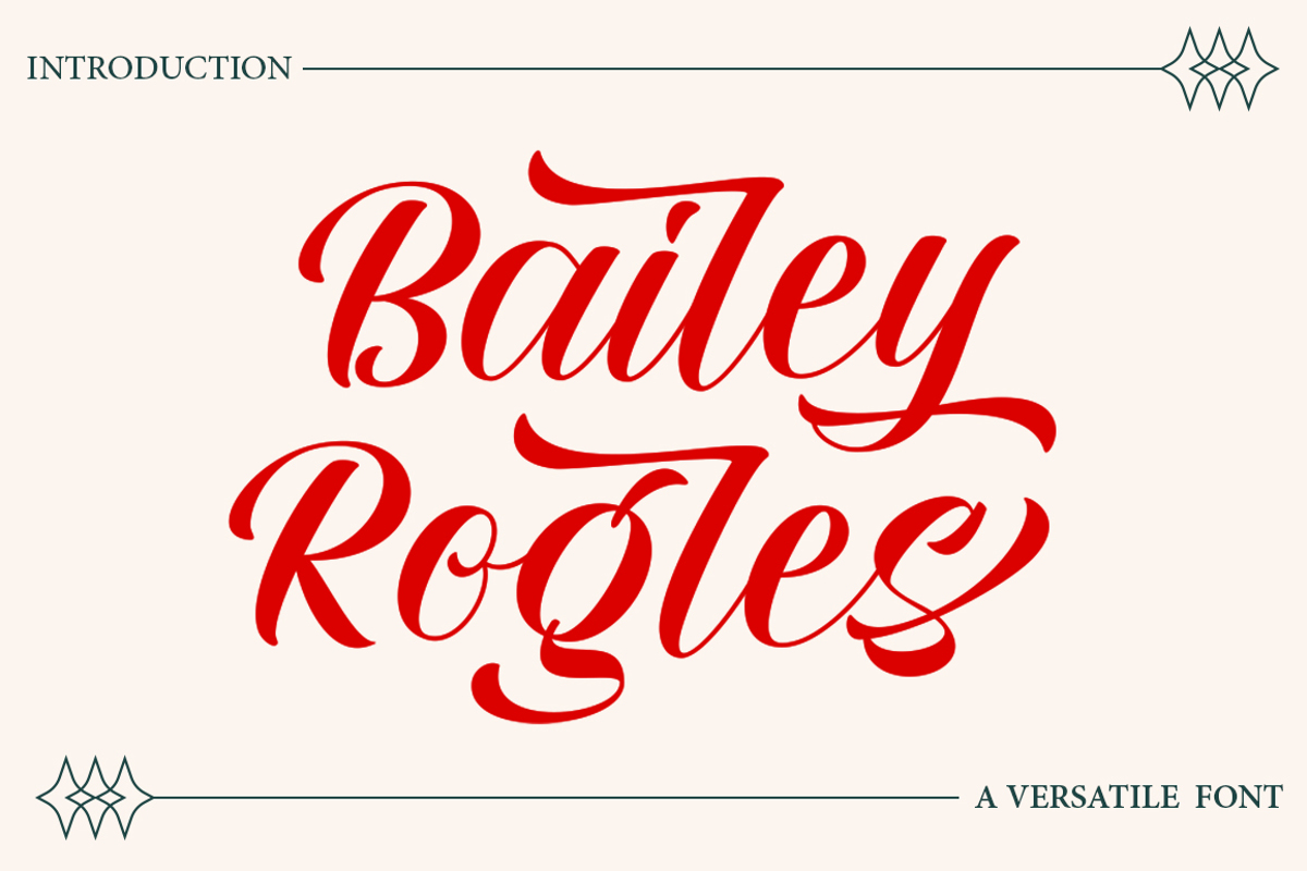 Bailey Rogles Font | RCKY Studio | FontSpace