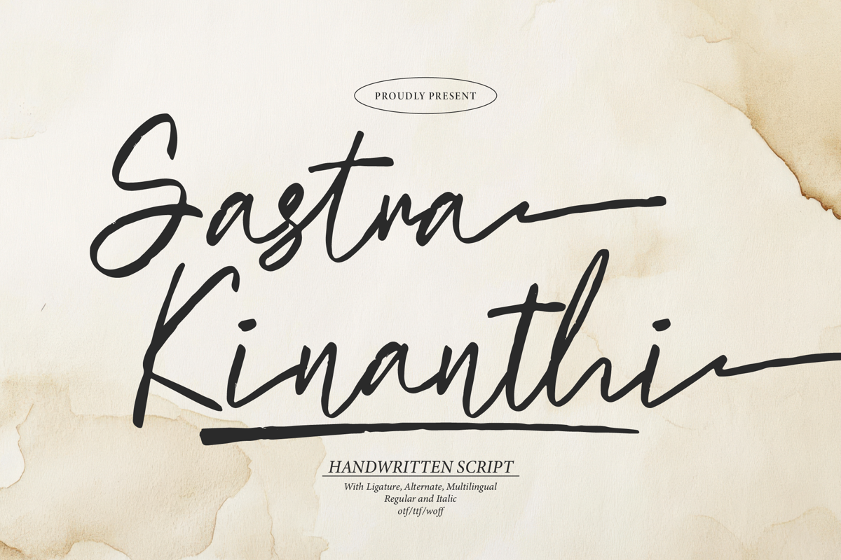 Sastra Kinanthi Font - Free Download
