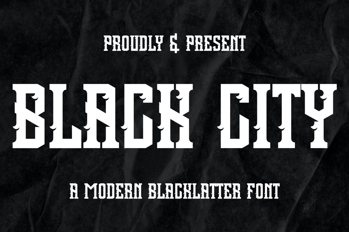 BLACK CITY Font | Maiko Hatta | FontSpace