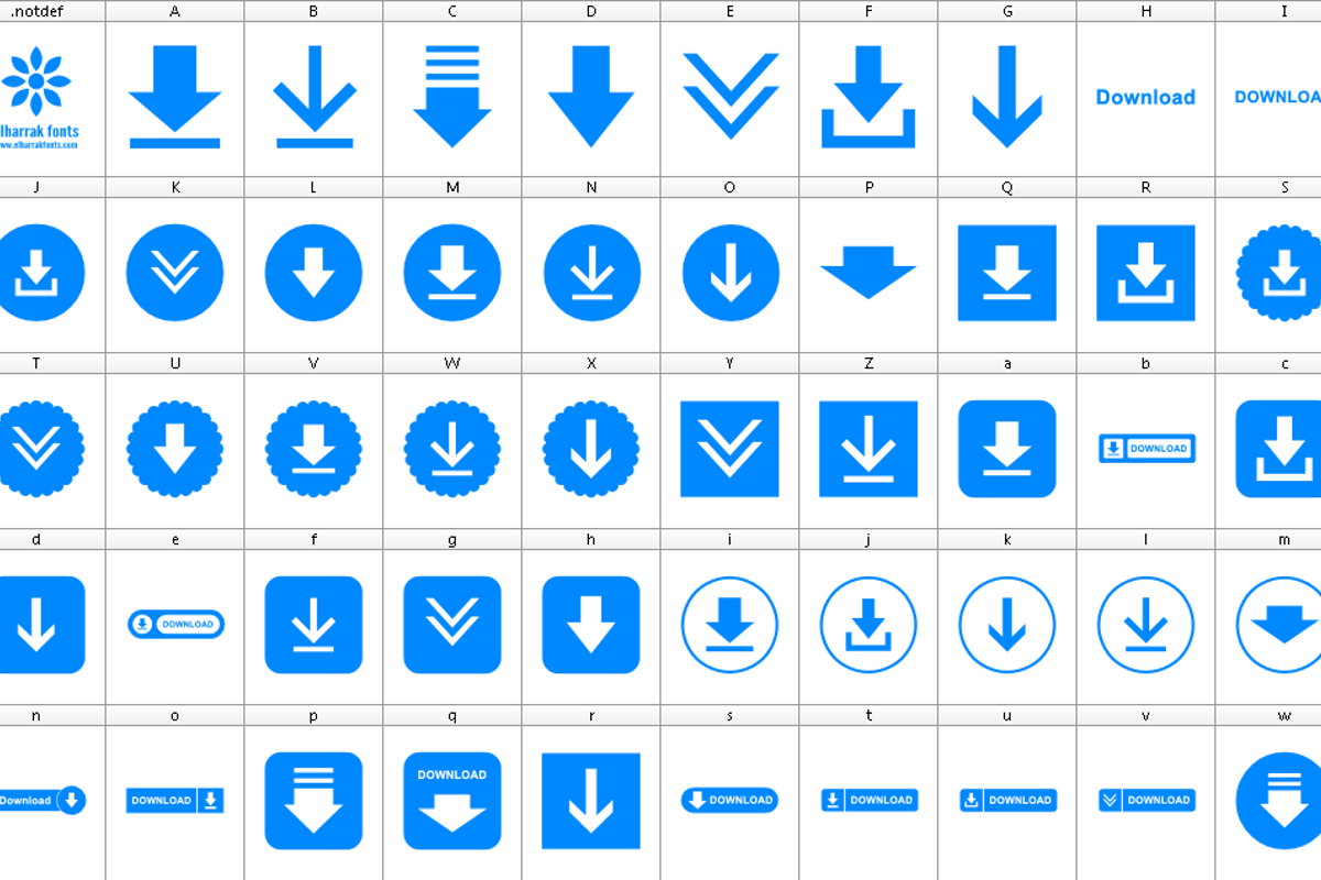 Font bottons download | elharrak | FontSpace
