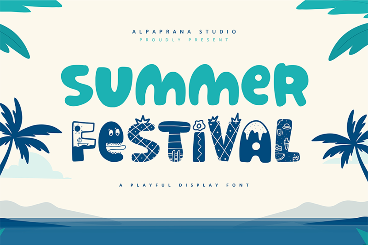 Summer Festival Font | Alpaprana | FontSpace