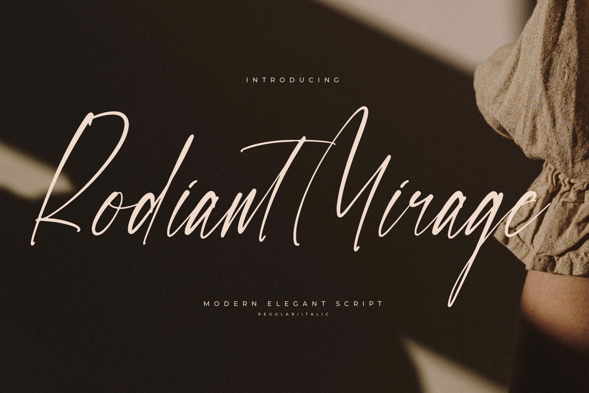 Rodiant Mirage Font | Letterena Studios | FontSpace