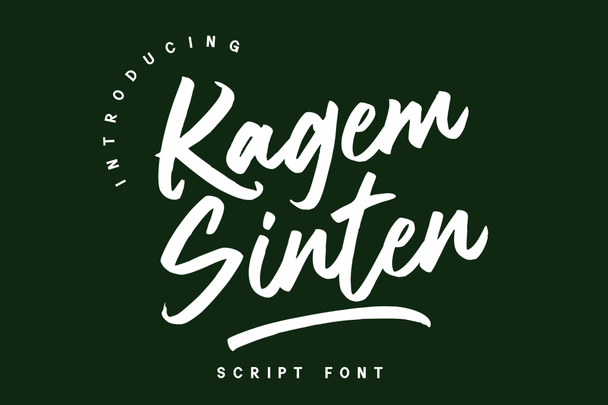 Kagem Sinten Font - Free Download