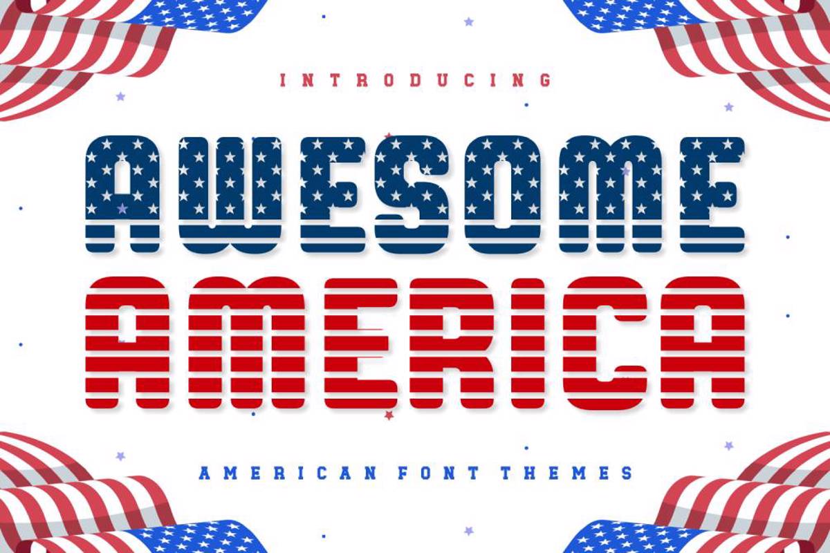 Awesome America Font | GraphicSauce | FontSpace