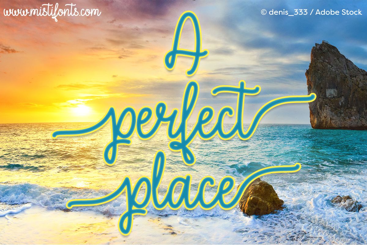A Perfect Place Font | Misti's Fonts | FontSpace