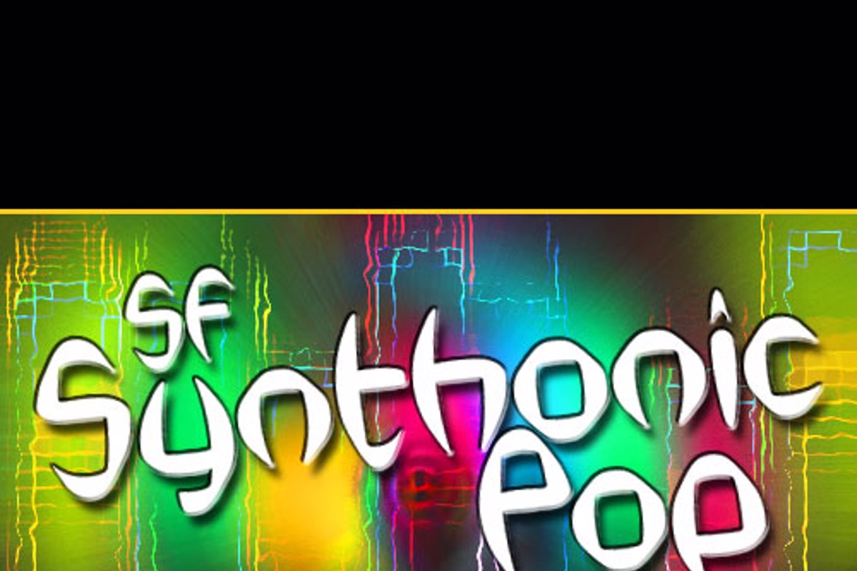 SF Synthonic Pop Font | ShyFoundry | FontSpace