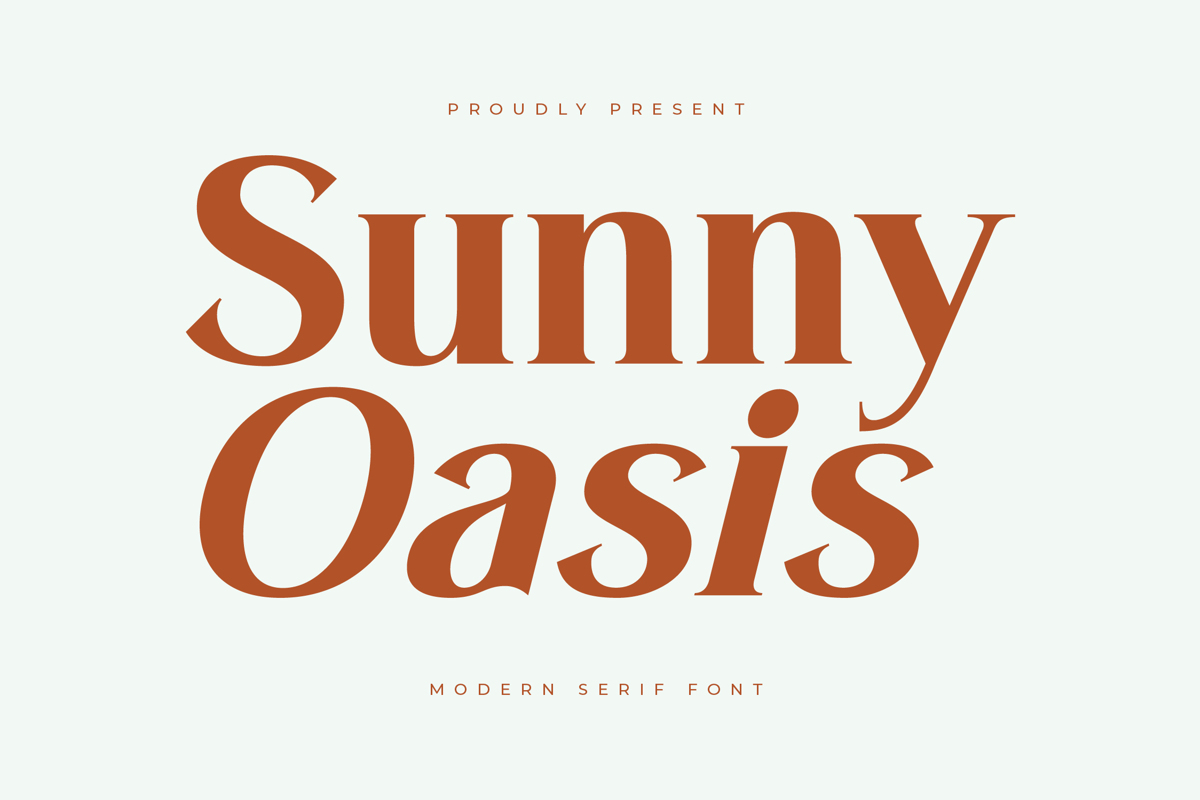 Sunny Oasis Font | Letterena Studios | FontSpace