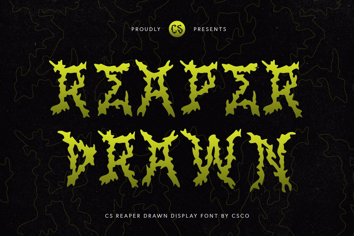 CS Reaper Drawn Font - Free Download