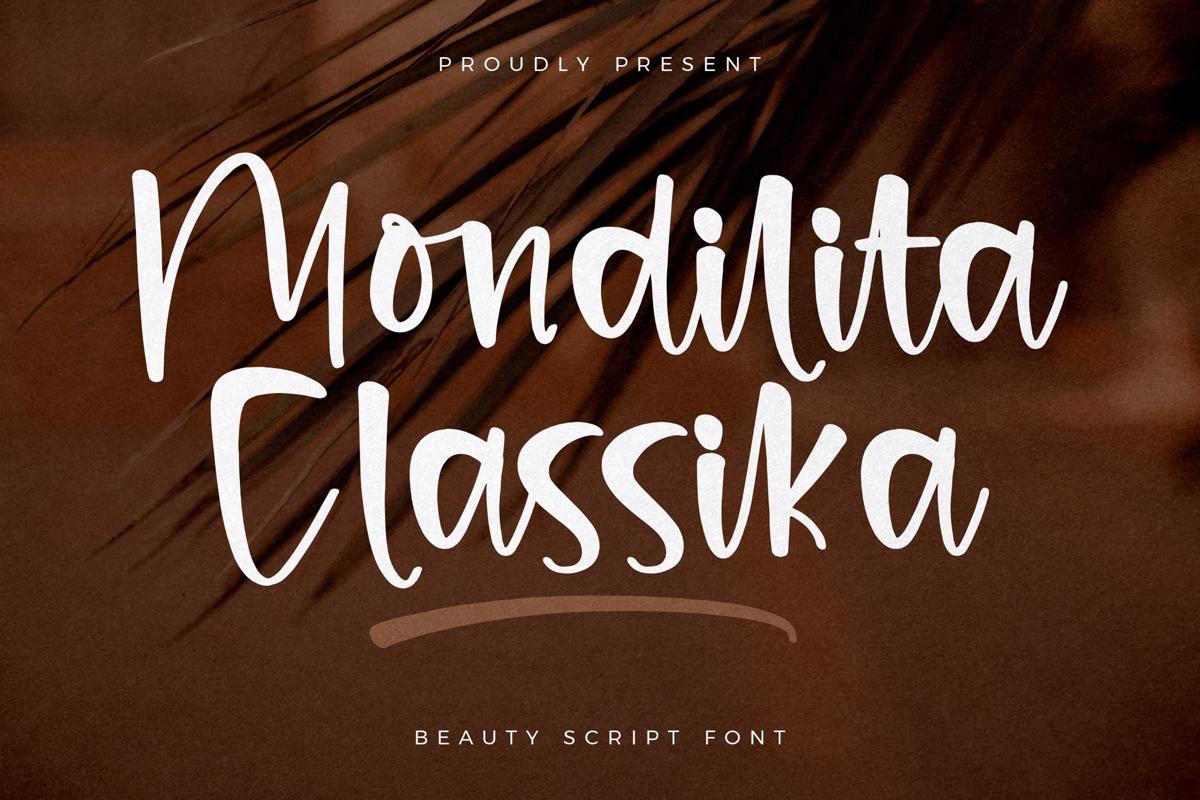 Mondilita Classika Font | Letterena Studios | FontSpace