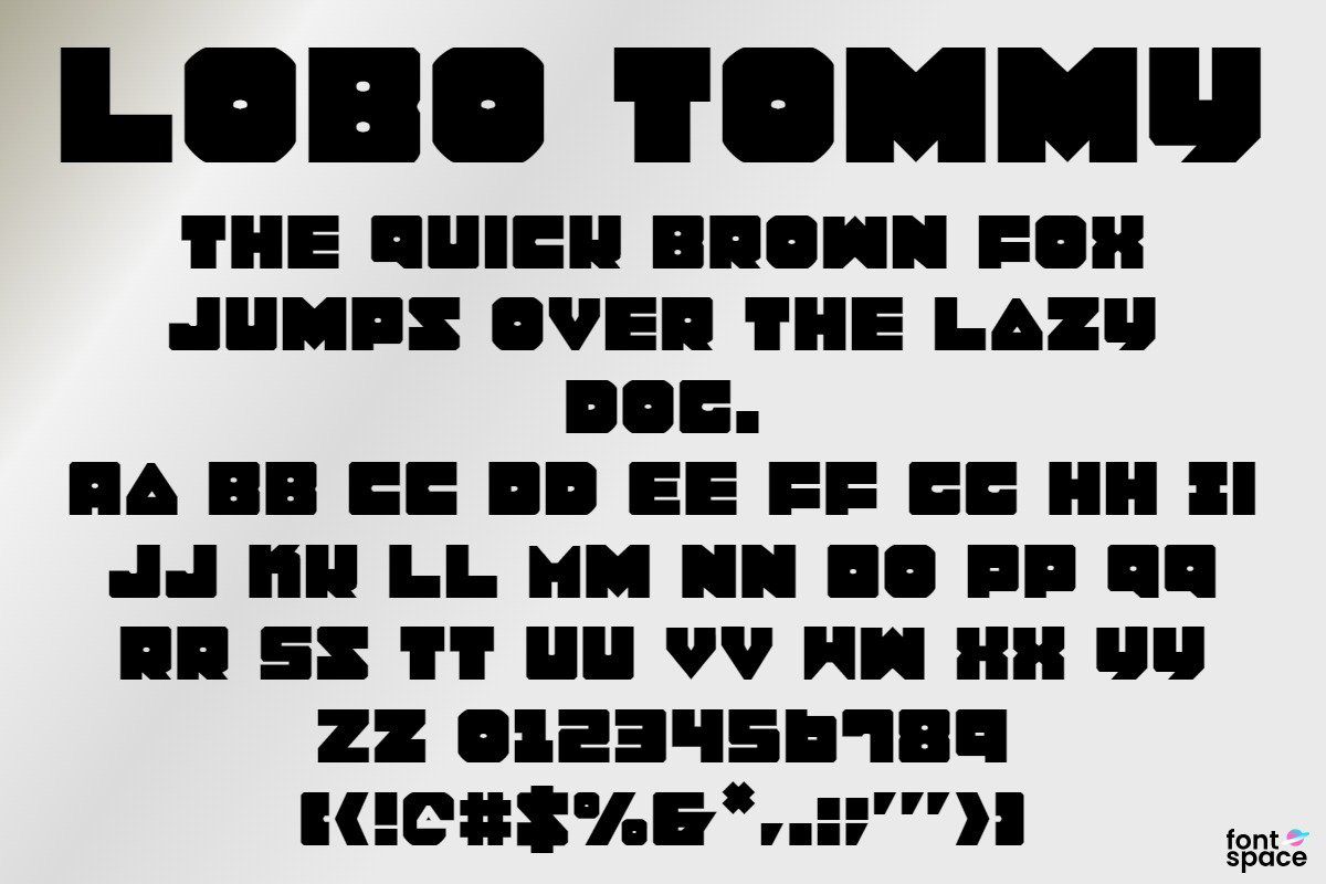 Lobo Tommy Font - Free Download