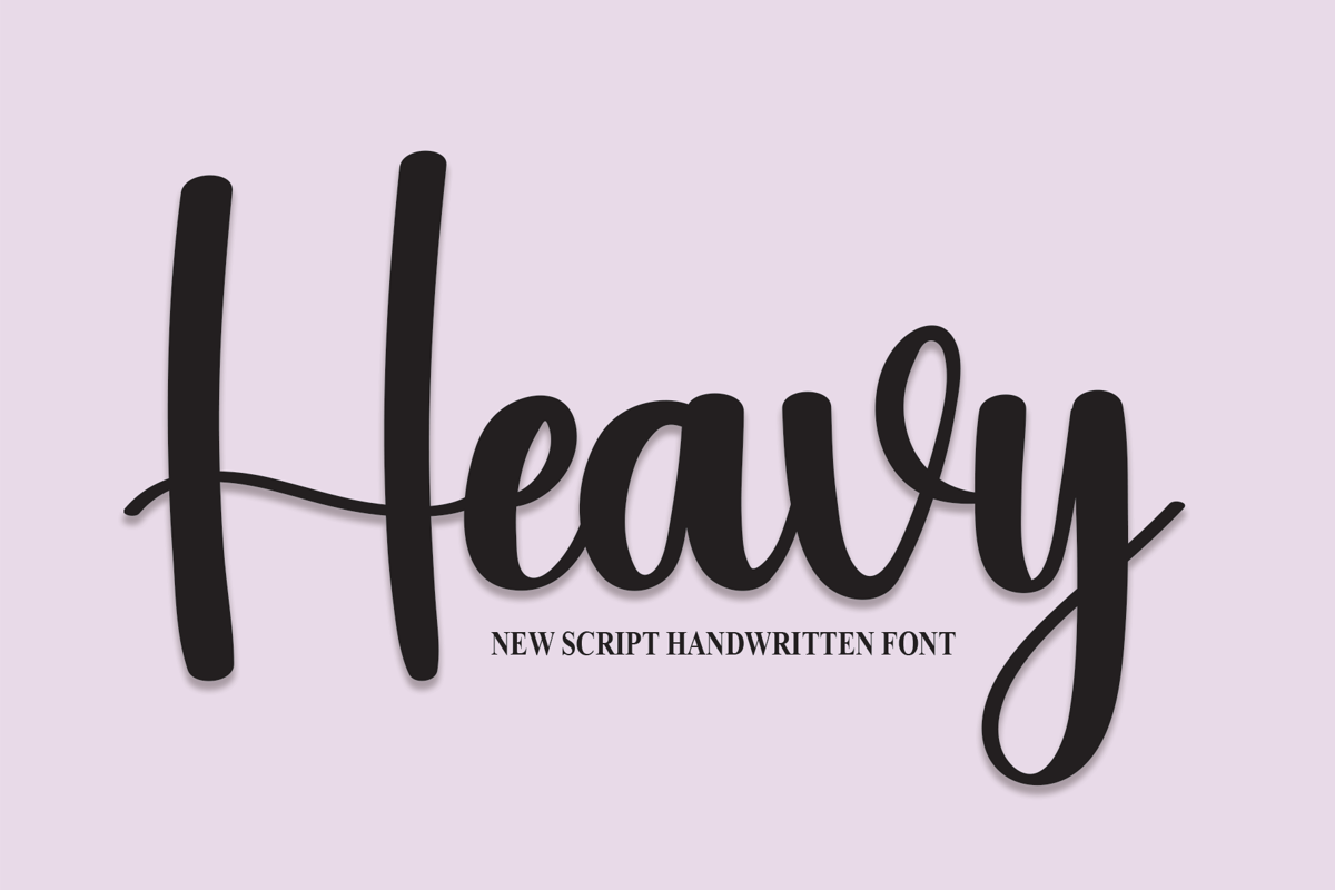 Heavy Font | scratchones_creative | FontSpace
