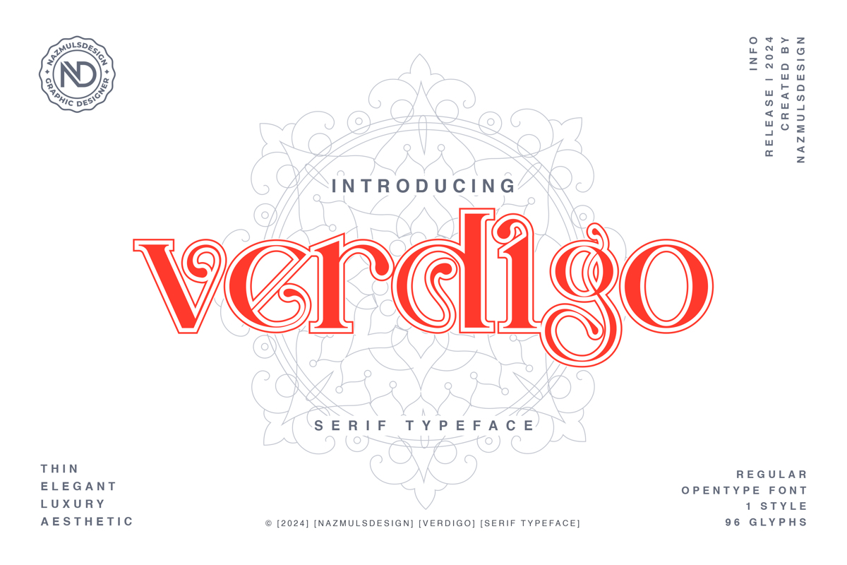 Verdigo Font - Free Download
