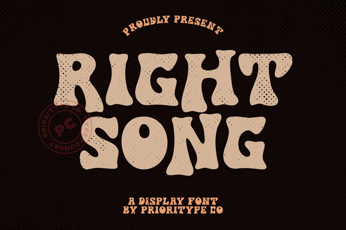 Right Song Font | Prioritype | FontSpace