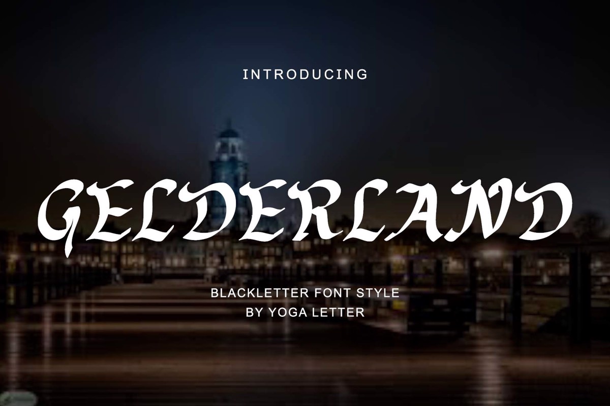 Gelderland Font - Free Download