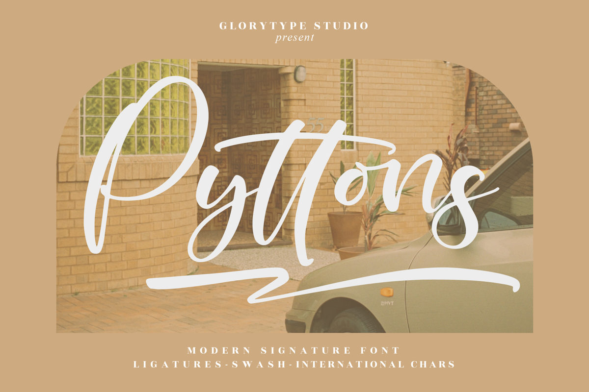 Pyttons Font | Letterena Studios | FontSpace