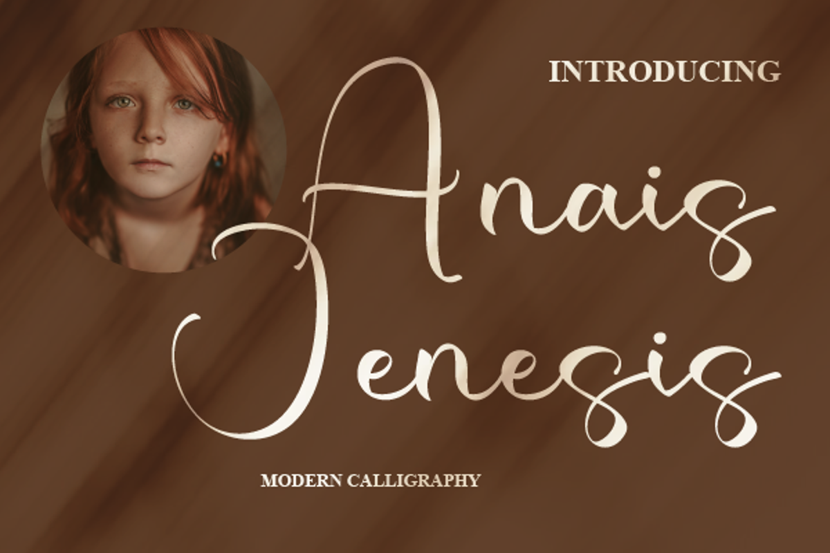 Anais Jenesis Font | Synthetic Type | FontSpace